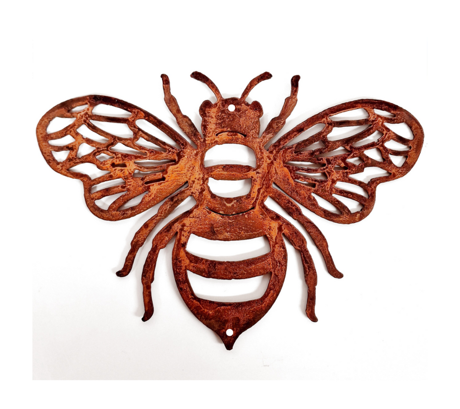 The Rusted Bumble Bee Metal Garden Art Rusted Garden Decoration Gifts